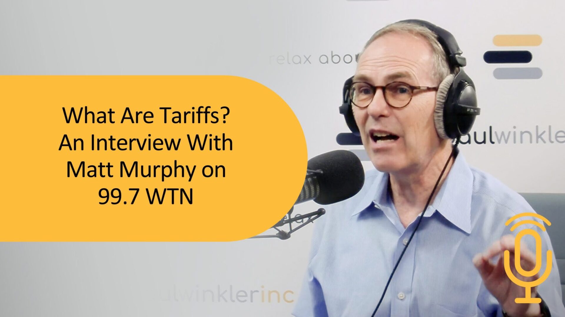 What Are Tariffs? An Interview With Matt Murphy on 99.7 WTN – Paul ...